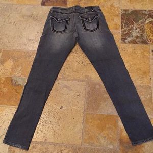 Red Rivet | Jeans | Red Rivet Vintage Medium Rise Jean Greyblk Stitch ...